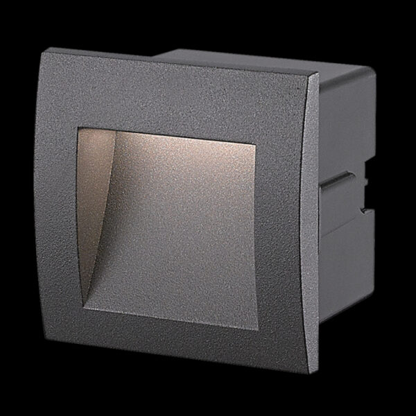 230v 1W LED SMD Square Small Recessed Step Light – PITS